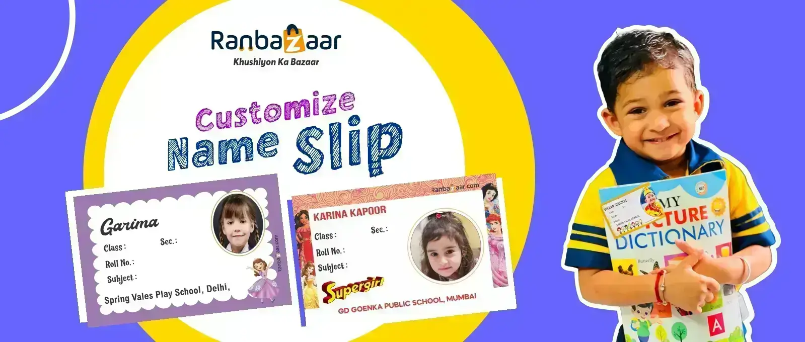 Ranbazaar - Khushiyon Ka Bazaar - Customize Product Website.